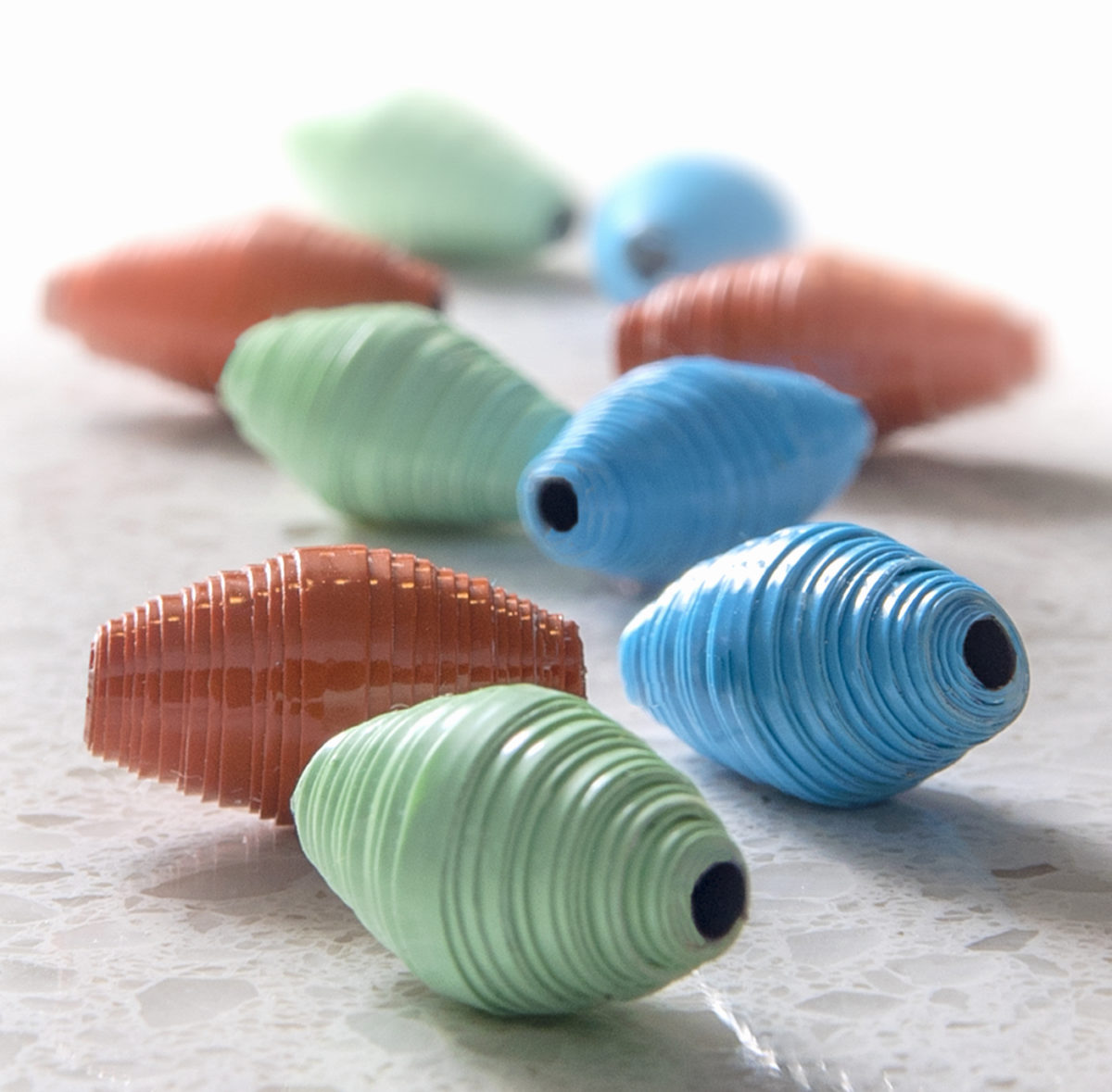How To Make Paper Beads Quickly And Easily Mod Podge Rocks